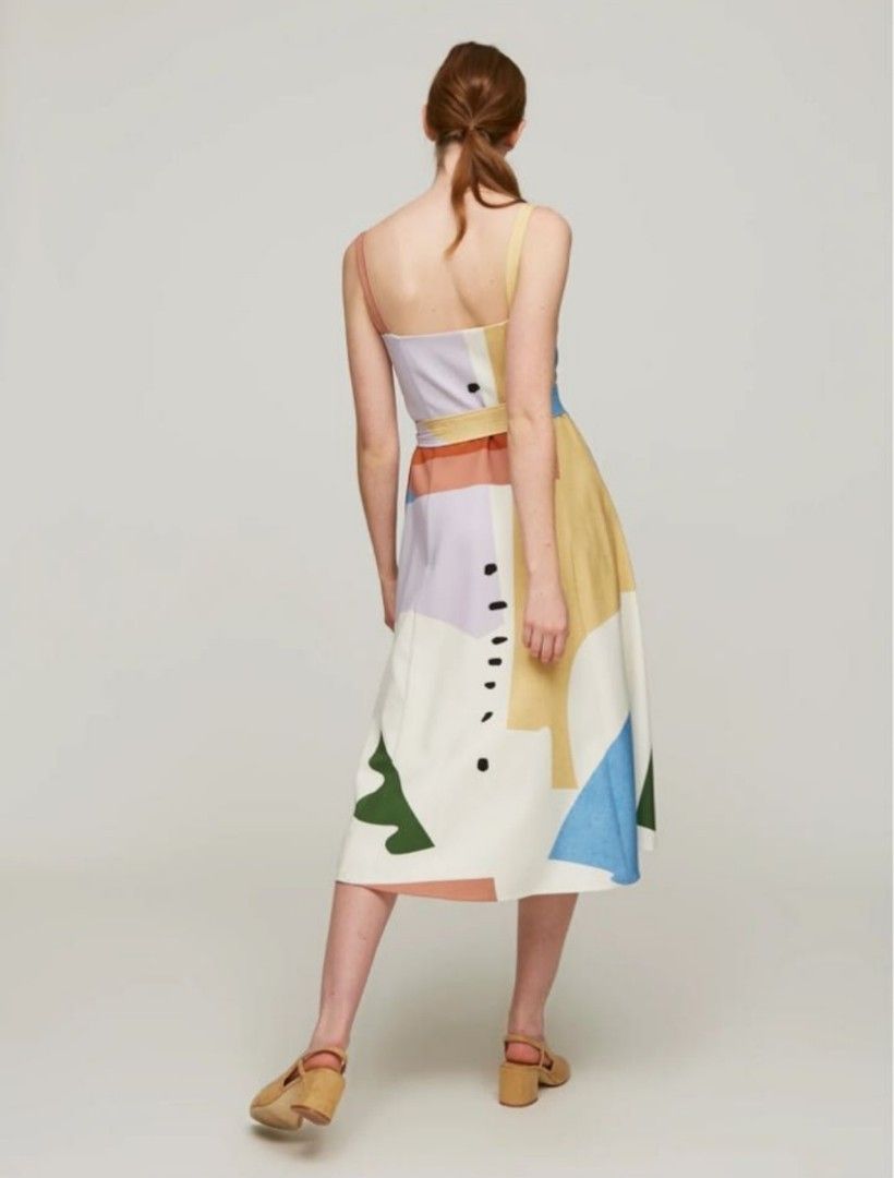 OSN road map midi dreas, Women's Fashion, Dresses & Sets, Dresses on ...