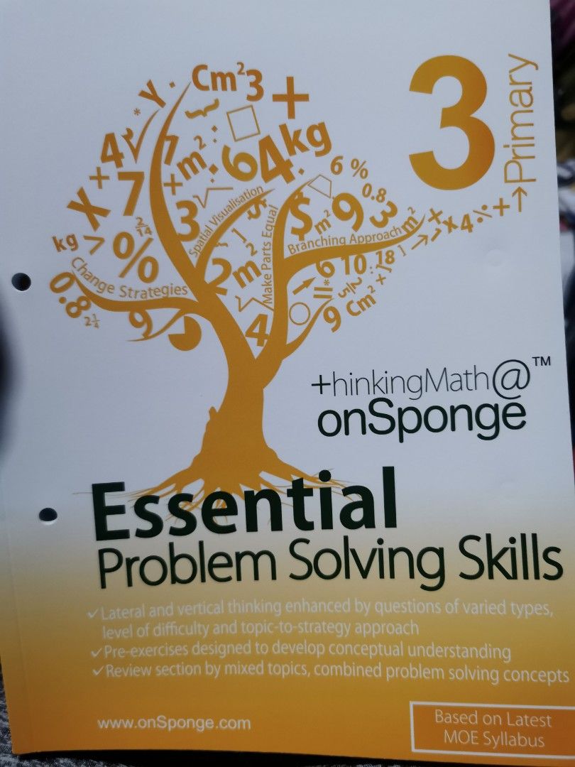 P3 math onsponge essential problem solving skills, Hobbies & Toys ...