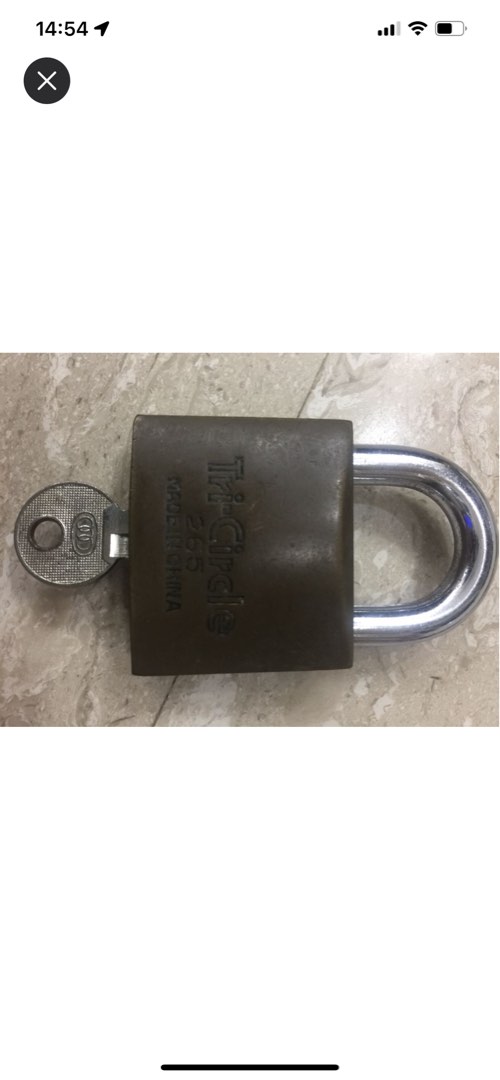 Padlock key lock 7.5 cm height, Furniture & Home Living, Security ...