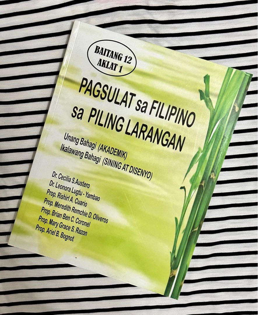 PAGSULAT sa FILIPINO sa PILING LARANGAN, Hobbies & Toys, Books ...