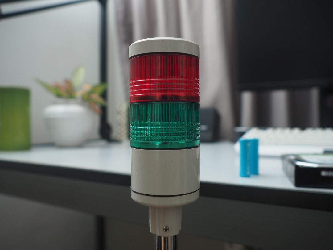 Patlite LES-AW Tower Light, Furniture & Home Living, Lighting & Fans ...