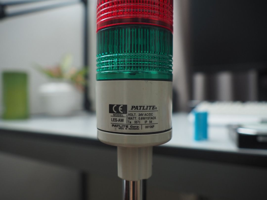 Patlite LES-AW Tower Light, Furniture & Home Living, Lighting & Fans ...