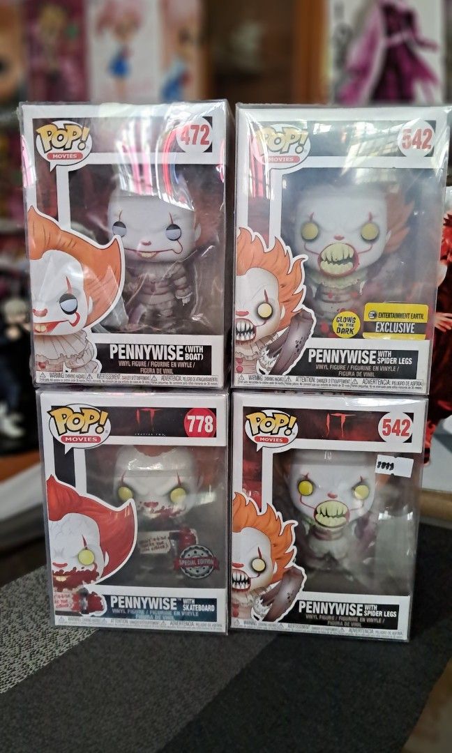 Pennywise funko pop, Hobbies & Toys, Toys & Games on Carousell