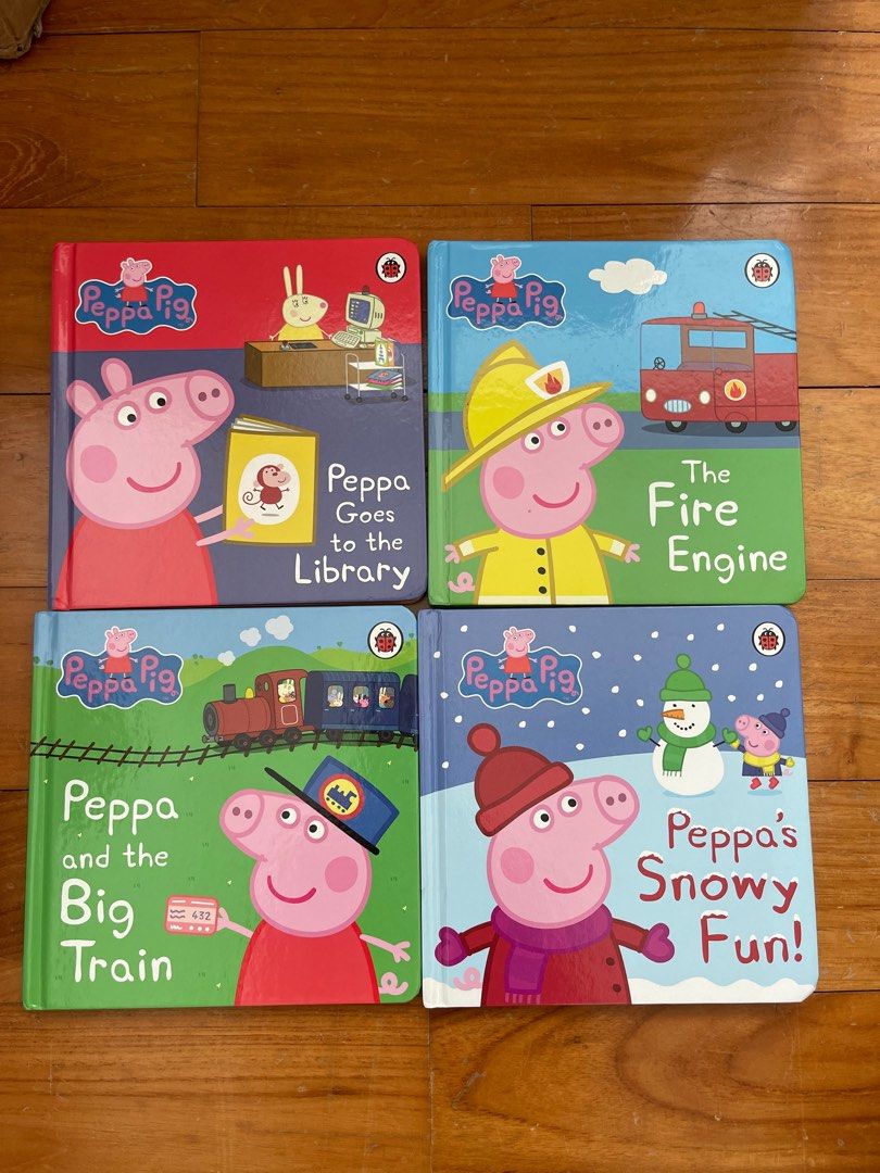 Peppa Pig hard cover books. $5 for all., Hobbies & Toys, Books ...