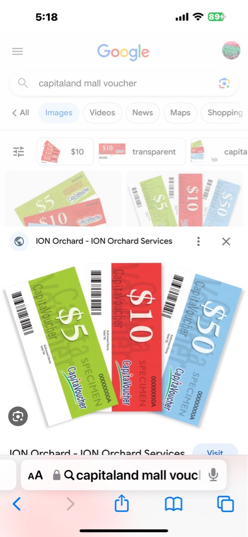 Physical voucher, Tickets & Vouchers, Vouchers on Carousell