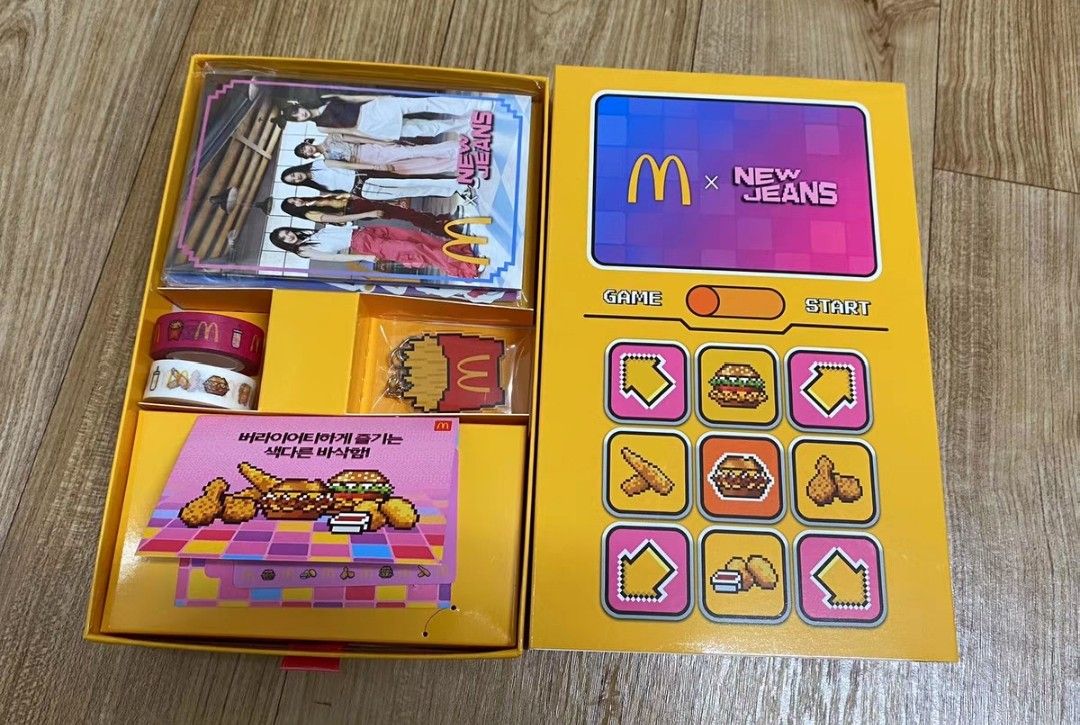 [PO, READ DESCRIPTION] NEWJEANS X MC DONALD'S KOREA SUPER RARE MD ( 60 SLOT IN WHOLE WORLD ...