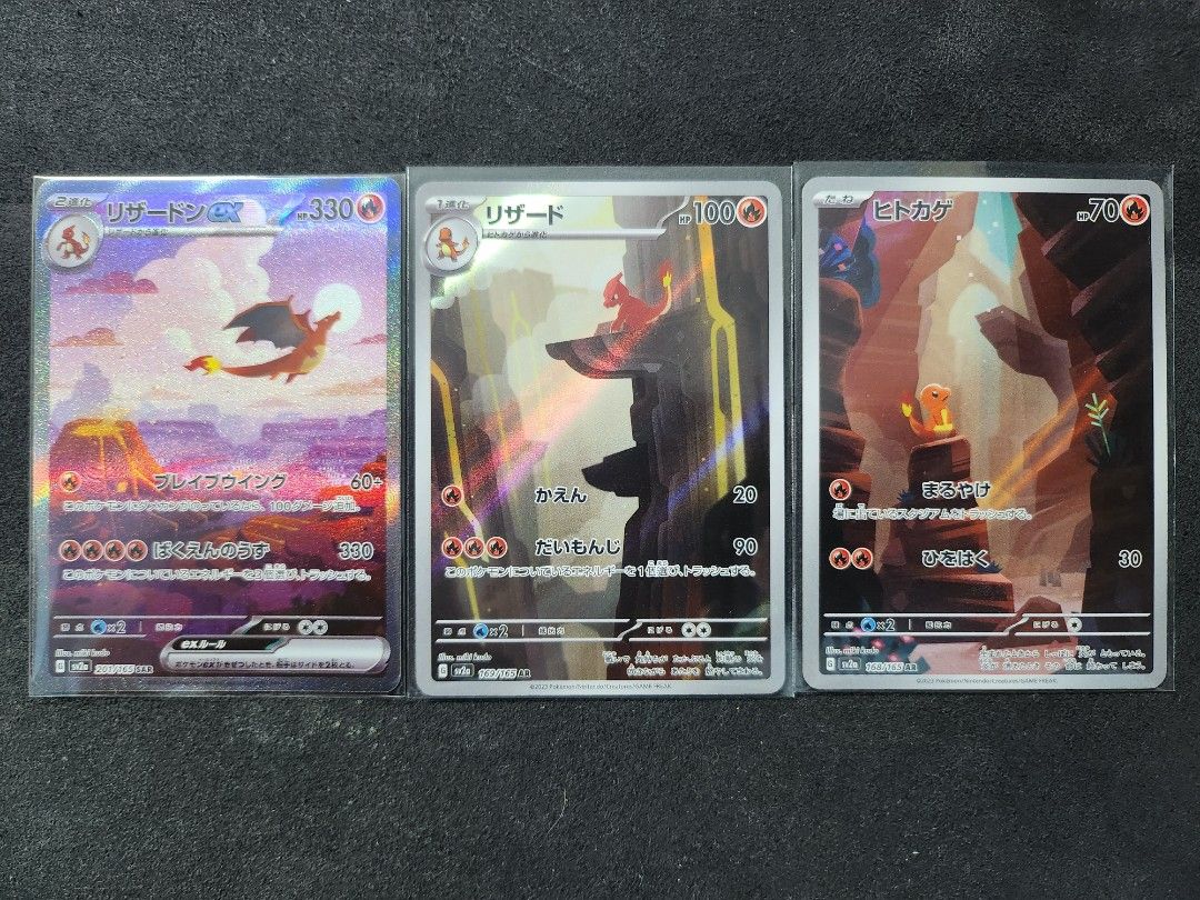 Pokemon 151 Japanese Charizard set, Hobbies & Toys, Toys & Games on ...