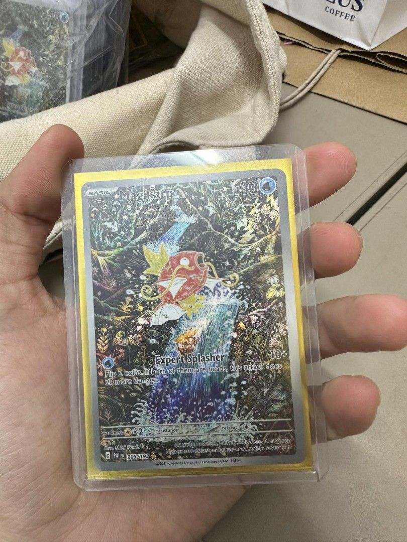 Pokemon card magikarp original Special Illustration Rare, Hobbies ...