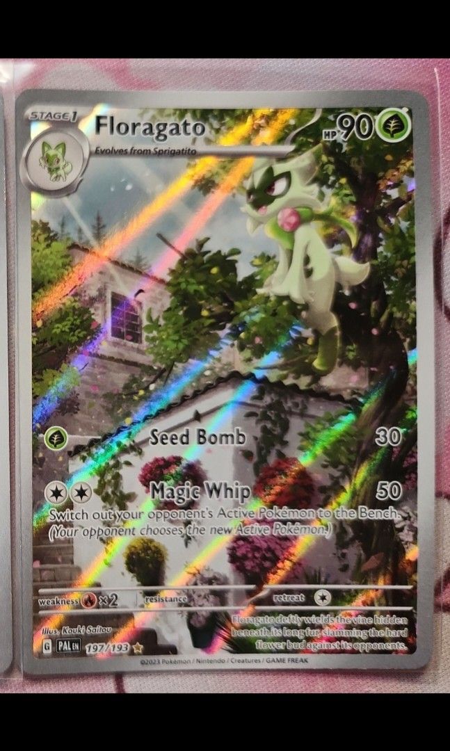 Pokemon SV Paldea Evolved - Floragato, Hobbies & Toys, Toys & Games on ...