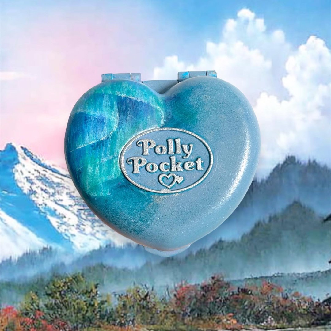 Polly pocket DIY Bob Ross inspired, Hobbies & Toys, Memorabilia ...