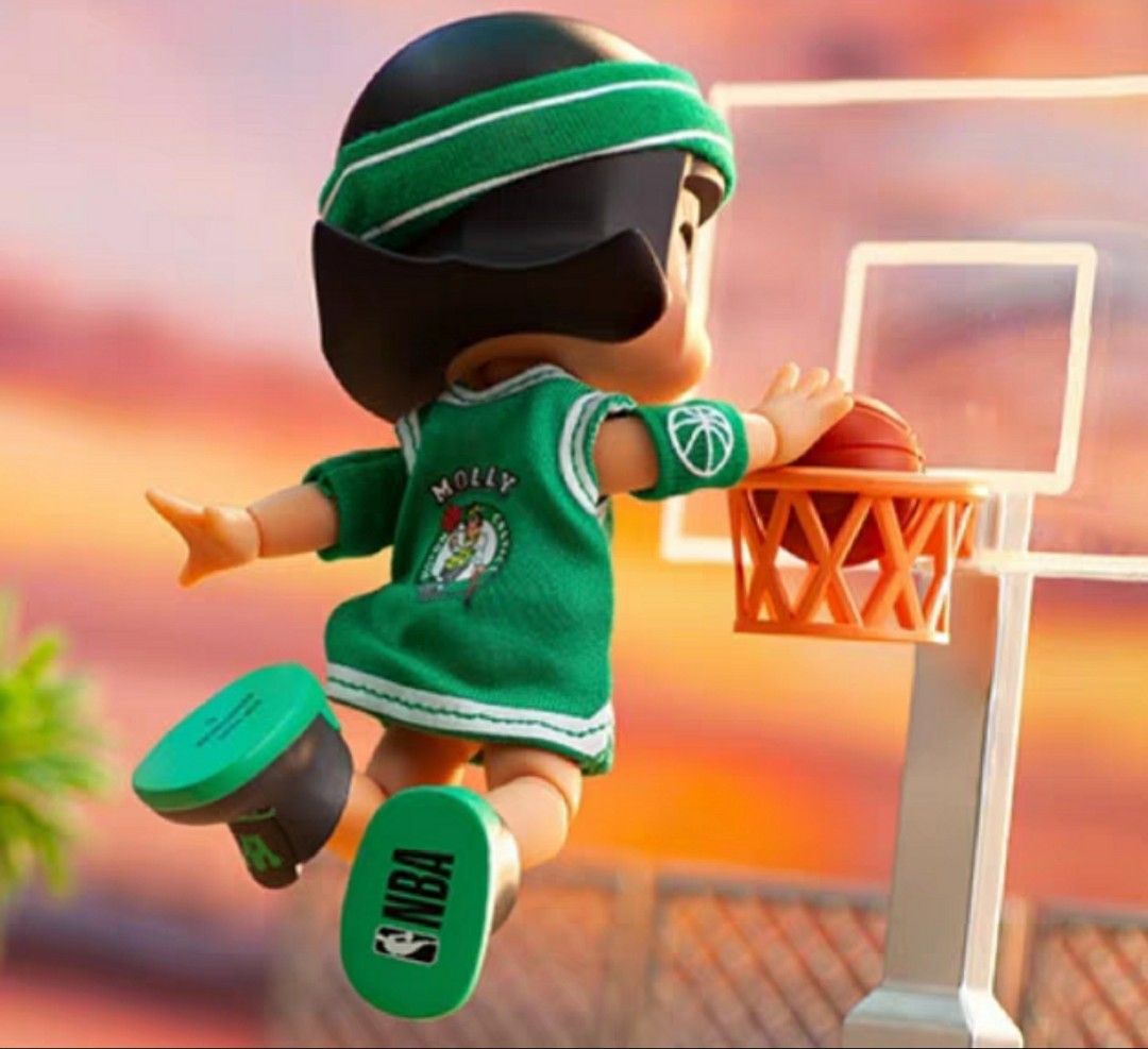 [POPMART EXCLUSIVE!] POPMART MOLLY X NBA BASKET BALL BALL JOINTED DOLLS ...