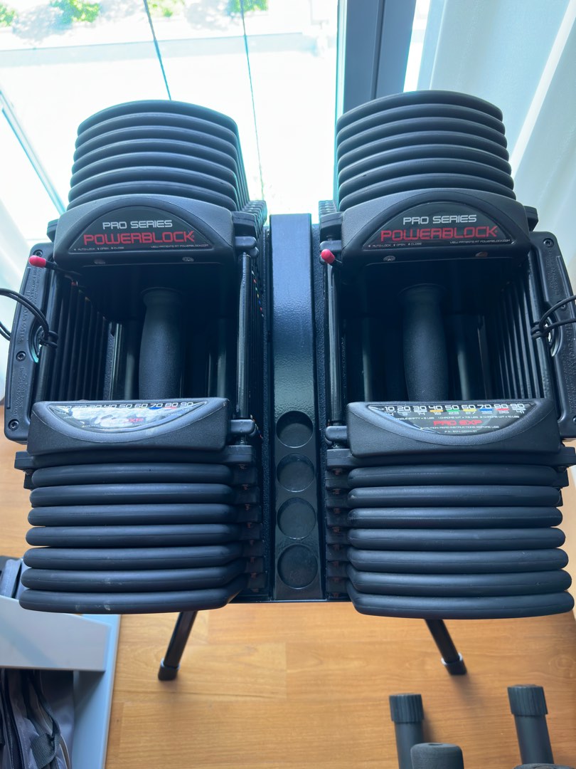 Powerblock 90lbs, Sports Equipment, Exercise & Fitness, Weights ...