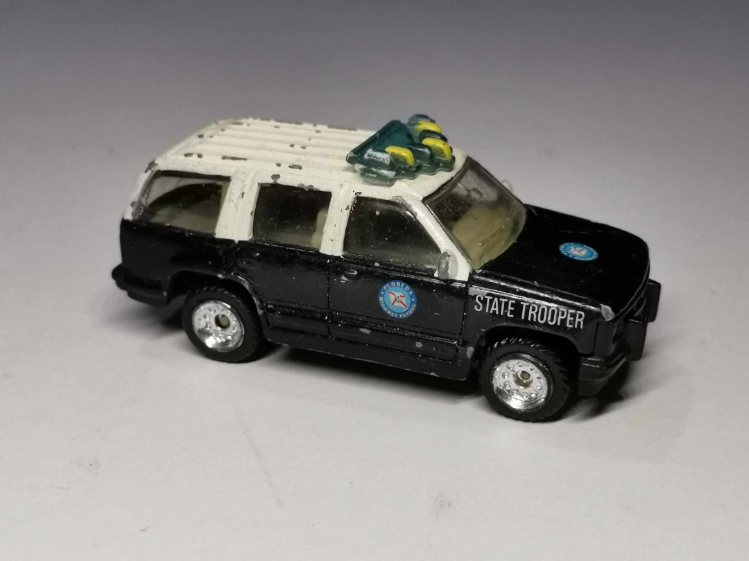 preowned golden wheels diecast Chevy Tahoe Florida State Trooper ...