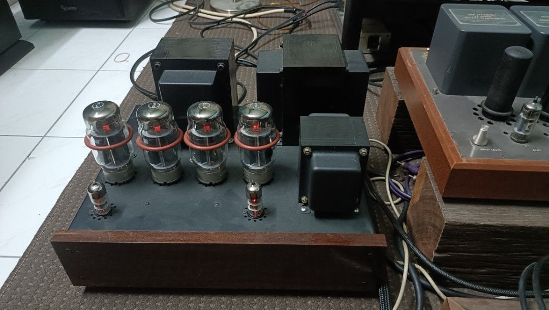 Promitheus audio KT120 monoblock valve / tube amplifier, Audio ...