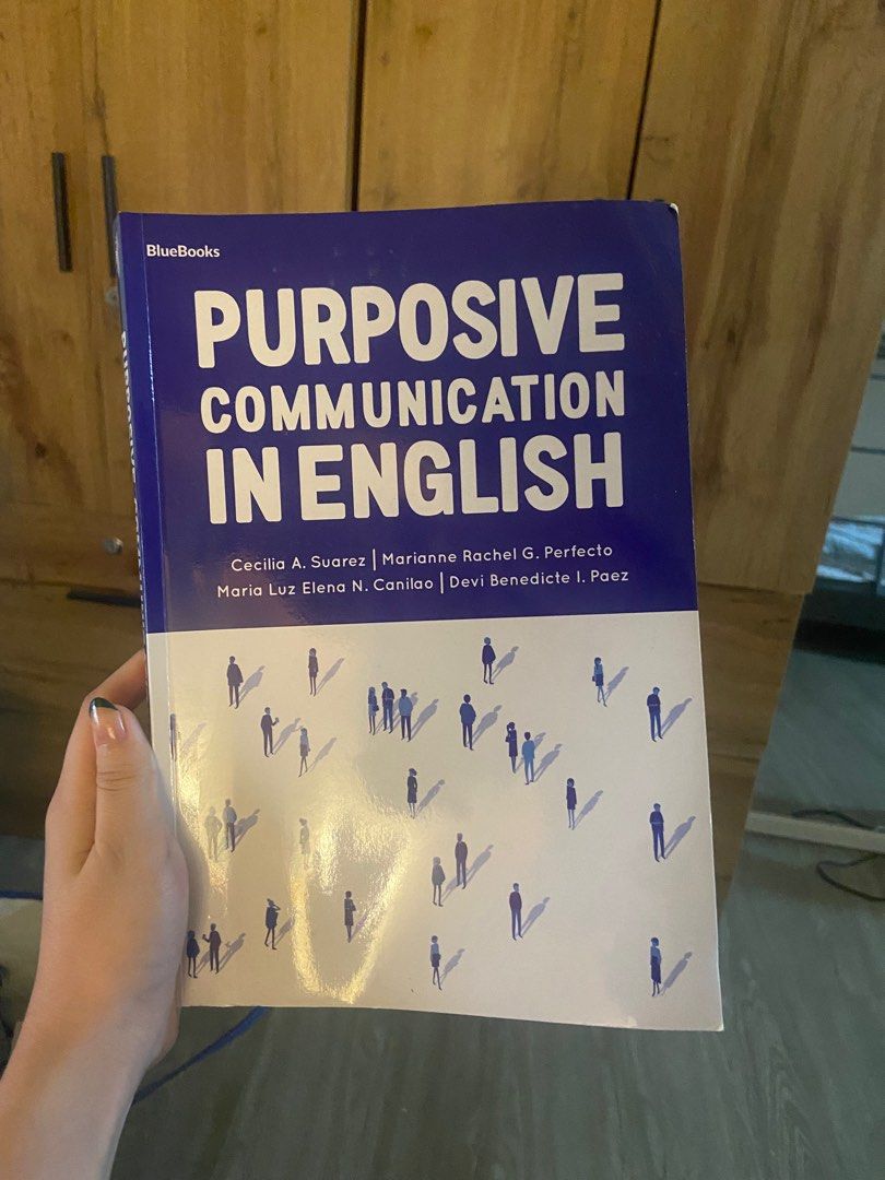 purposive communication in english text book, Hobbies & Toys, Books & Magazines, Textbooks on ...