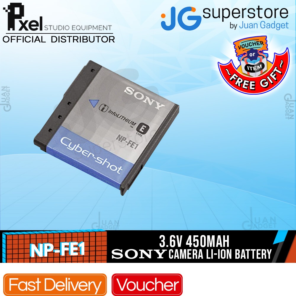 Pxel Sony NP-FE1 InfoLithium Rechargeable 3.6V 450mAh Battery Pack for ...