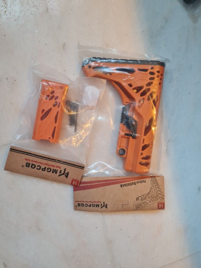 Python Buttstock and Foregrip, Hobbies & Toys, Toys & Games on Carousell