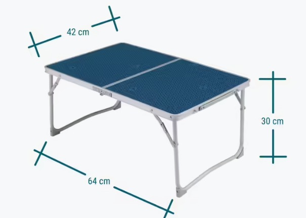 Quechua Foldable Camping Table, Furniture & Home Living, Outdoor ...