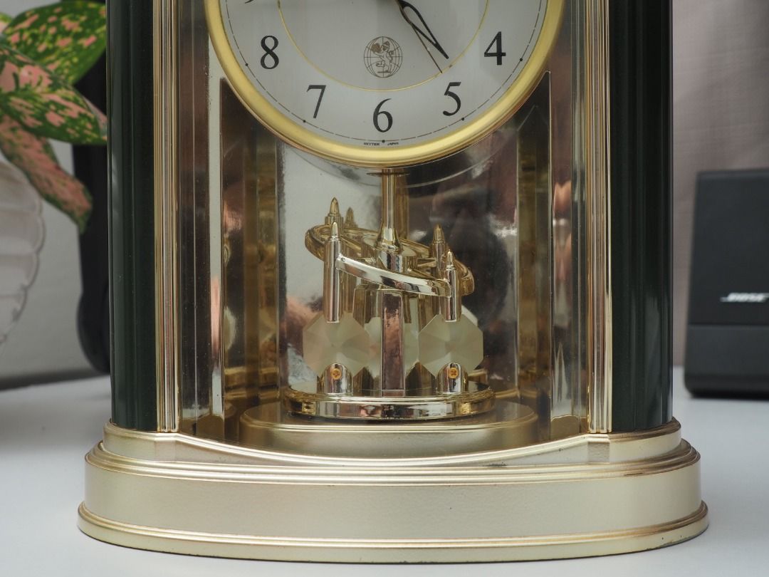 Queen Elizabeth 2 Pendulum Table Clock, Furniture & Home Living, Home ...