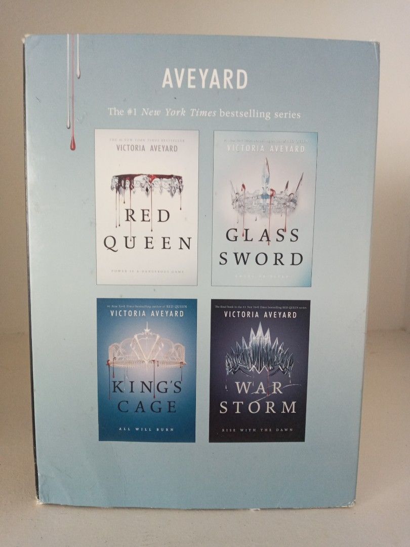 Red Queen series boxed set (Red Queen, Glass Sword, King's Cage, War ...