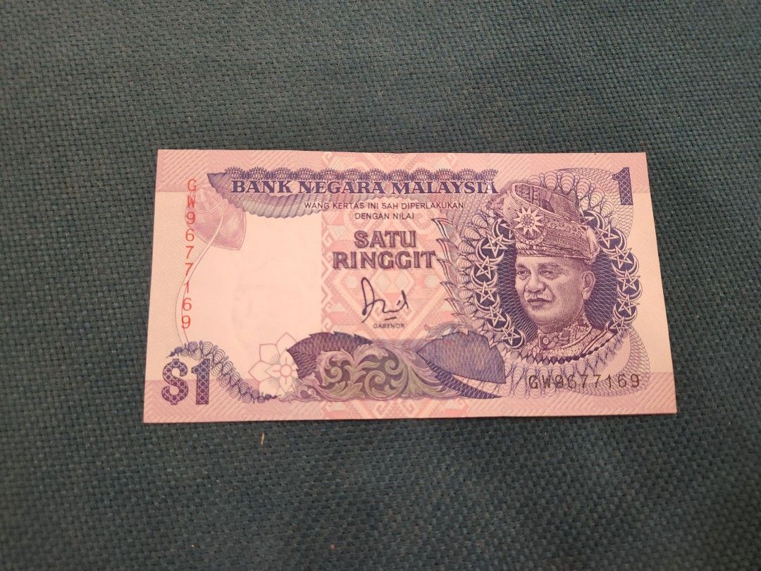RM 1 Bank Note, Hobbies & Toys, Collectibles & Memorabilia, Currency on ...