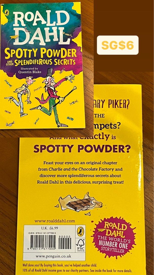 Roald Dahl - Spotty Powder and other Splendiferous Secrets, Hobbies ...