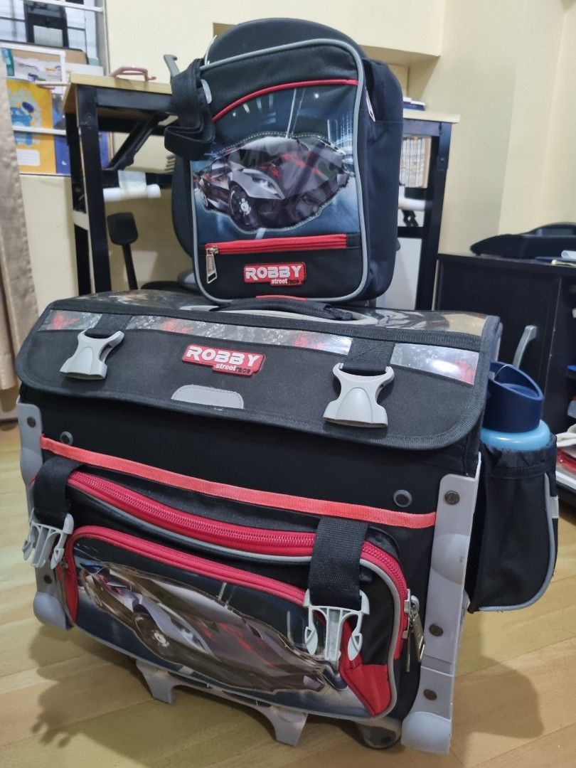 Robby Rabbit school bag trolley on Carousell