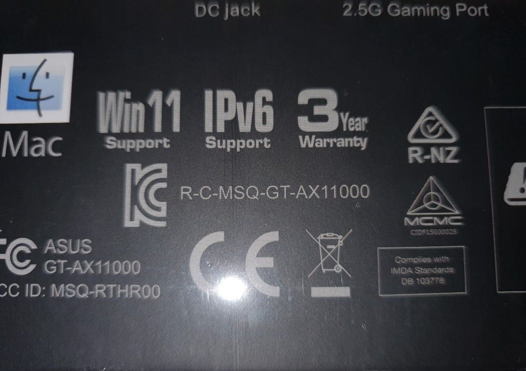 Router - ASUS ROG RAPTURE GT-AX11000, Computers & Tech, Parts ...