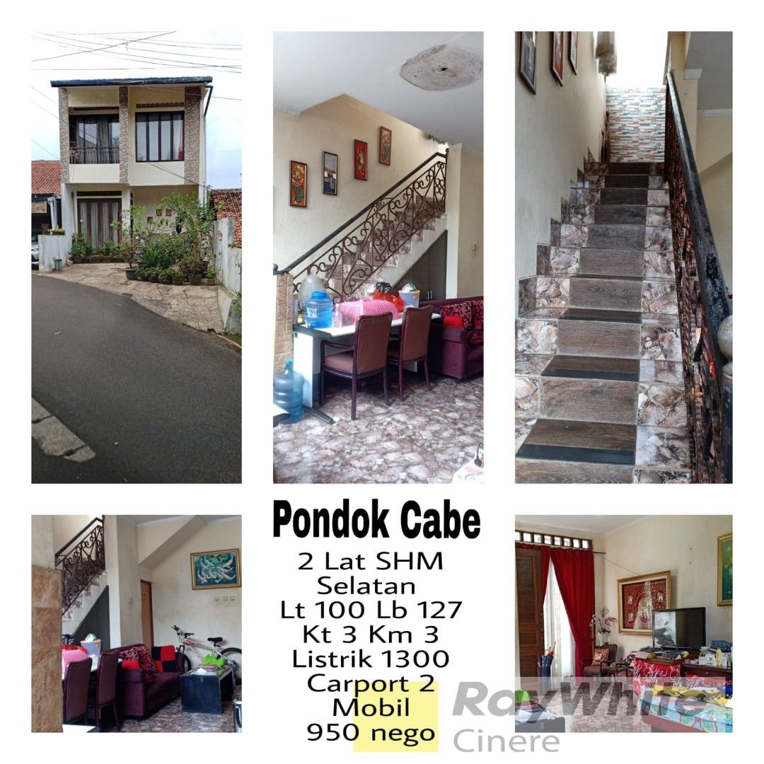 Rumah dijual di Pondok Cabe akses jalan 1 mobil. Murah nihh. ayo di ...