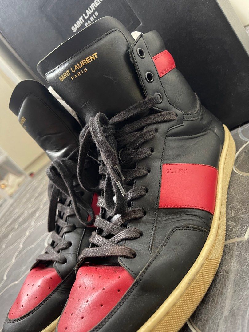 Saint Laurent SL/10H, Men's Fashion, Footwear, Sneakers on Carousell