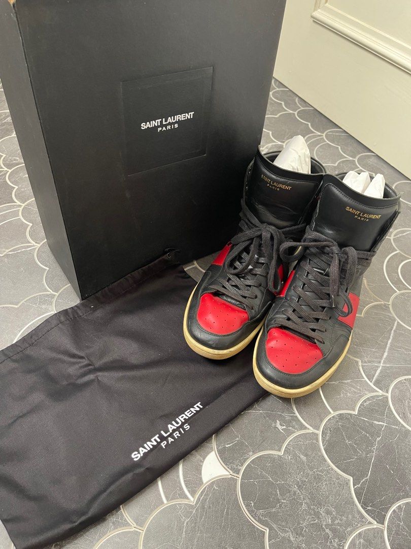 Saint Laurent SL/10H, Men's Fashion, Footwear, Sneakers on Carousell