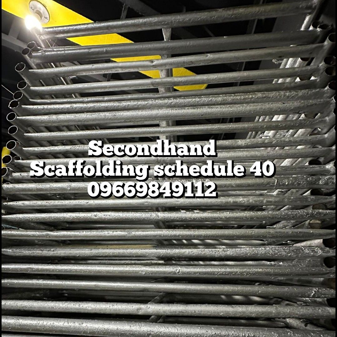 Scaffolding schedule 40, Commercial & Industrial, Construction & Building Materials on Carousell