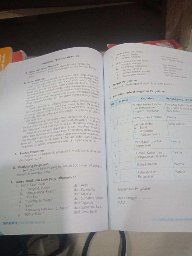 Seni budaya. Kurikulum 2013. SMP kelas 7. Erlangga, Buku & Alat Tulis ...