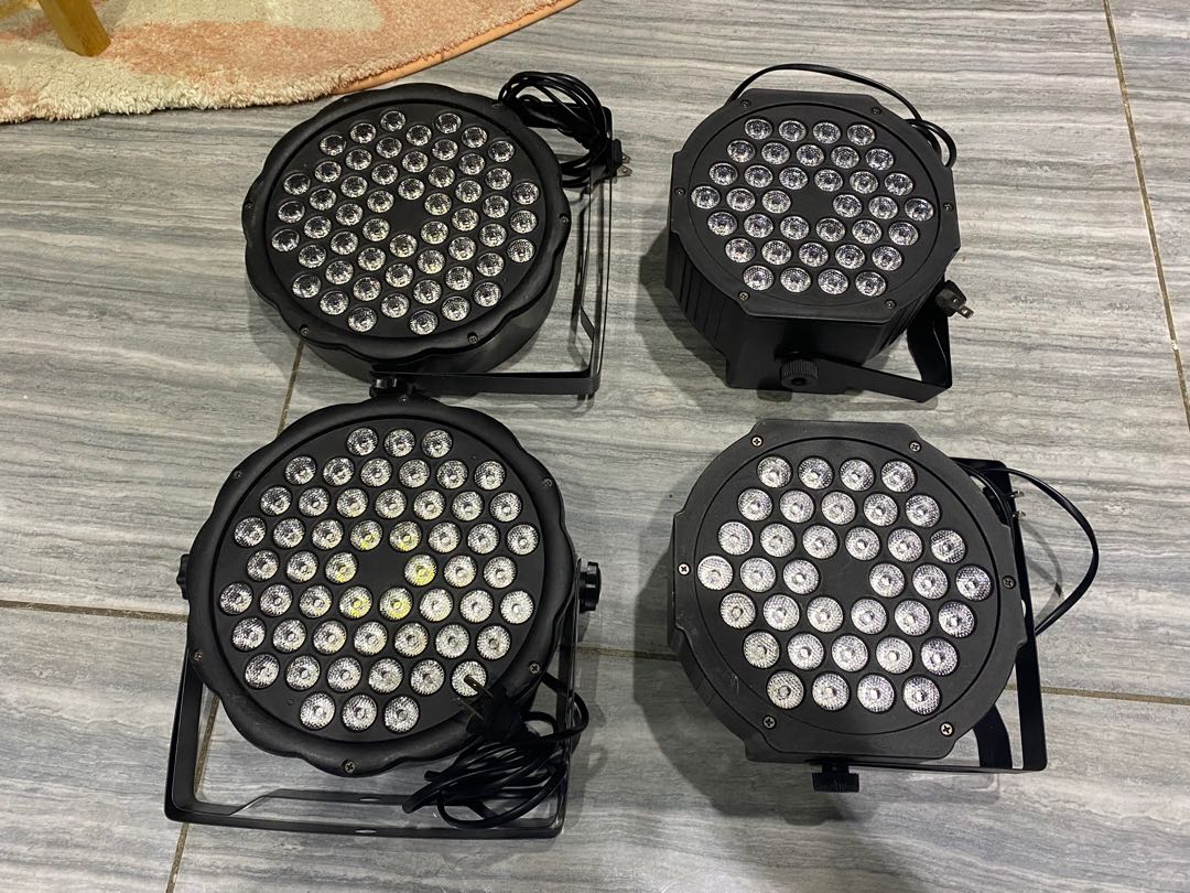 Set of 4 LED Par Stage Lights on Carousell