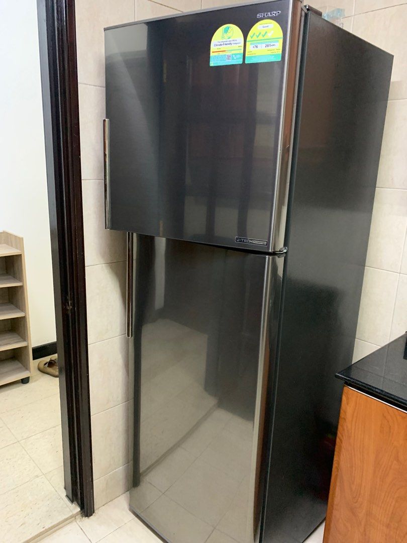 SHARP 317L 2 DOOR FRIDGE (S-POPEYE) SJ-RX42E-SL2, TV & Home Appliances ...