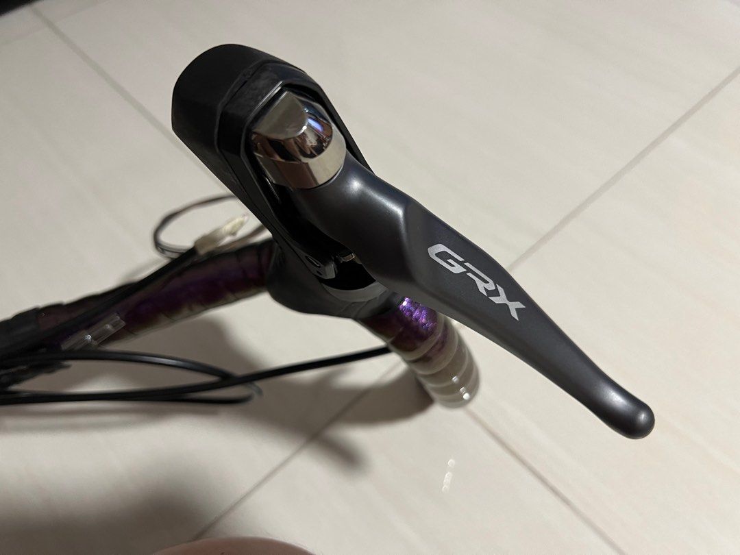 Shimano GRX810 1 x 11speed Shifter + Brake Lever Flat Mount Calipers ...