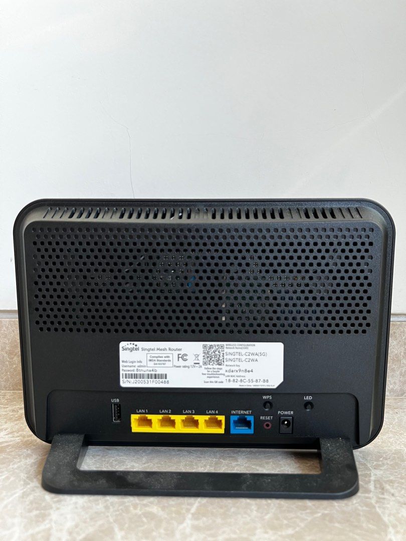 Singtel Mesh Router, Computers & Tech, Parts & Accessories, Networking ...