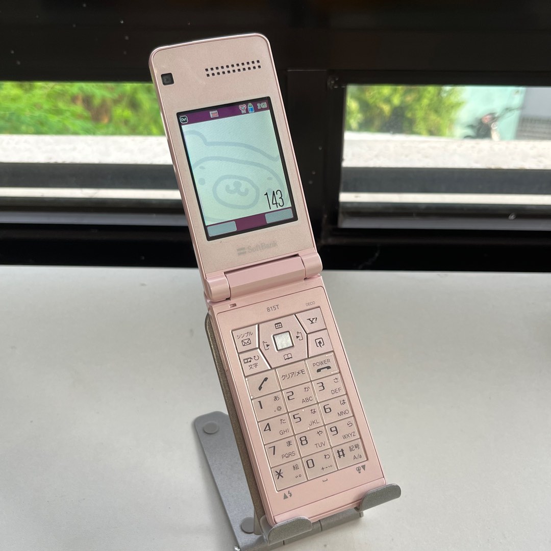Softbank 815t Japanese Flip Phone Soft Pink Docomo Kyocera Anycall Nana Manga Anime Hachi