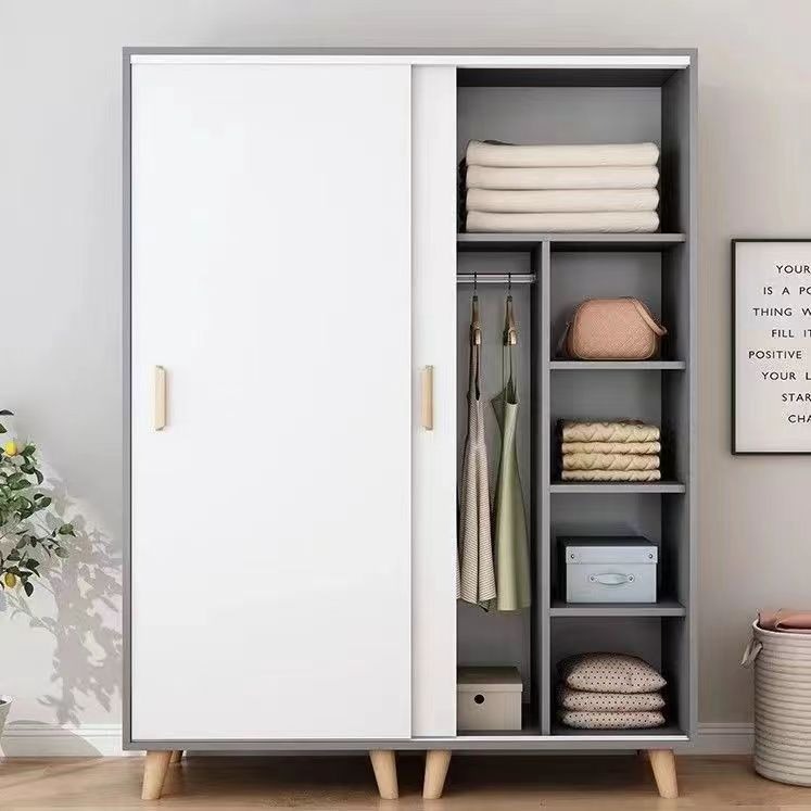 Solid Wood Particle Board Wardrobe & Sliding Door Wardrobe&Nordic ...