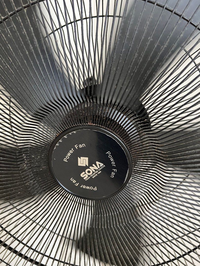 SONA POWERFUL STRONG STANDING FAN, Furniture & Home Living, Lighting ...