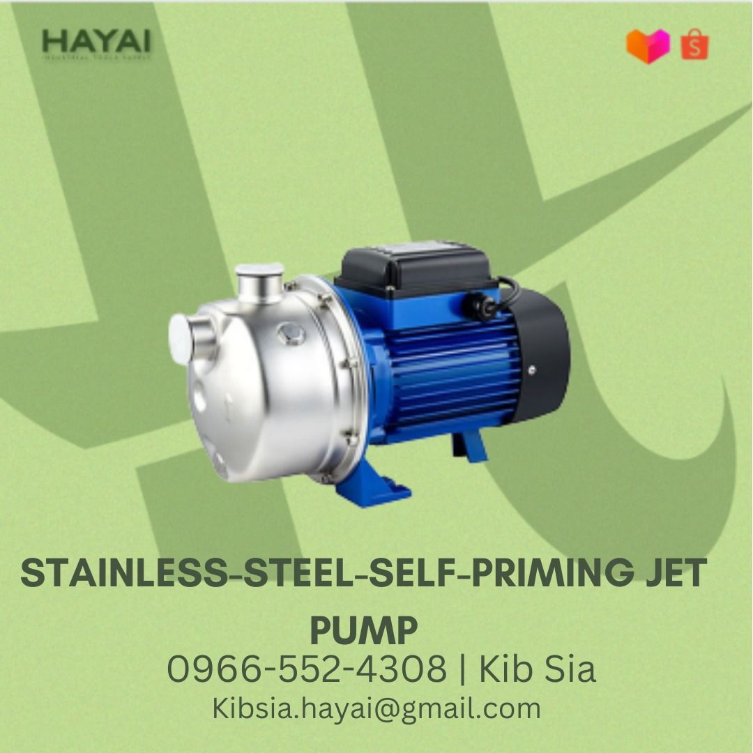 Stainless-Steel-Self-Priming Jet Pump, Commercial & Industrial ...