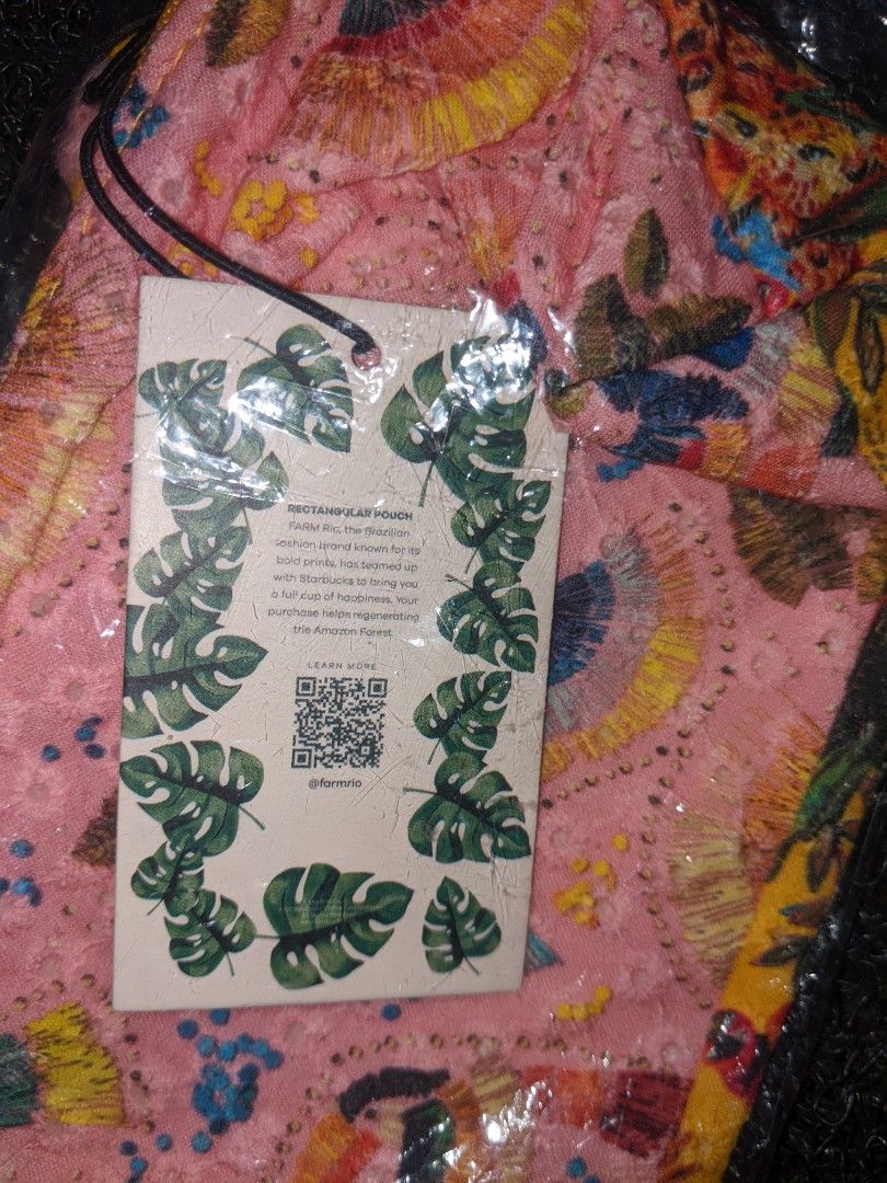 Starbucks x FARM Rio Rectangular Pencil Pouch, Furniture & Home Living ...