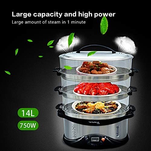 [Stockist.SG] 3-Tier Food Steamer, SUMLINK 3 Tier BPA Free Electric ...