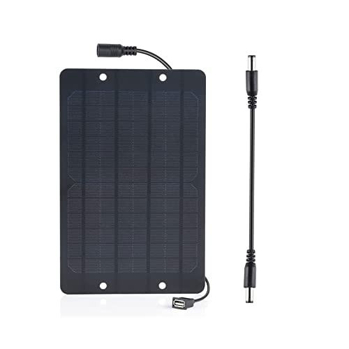 Mini Solar Panel,5V 6W USB Monocrystalline Solar Panel Charger ...