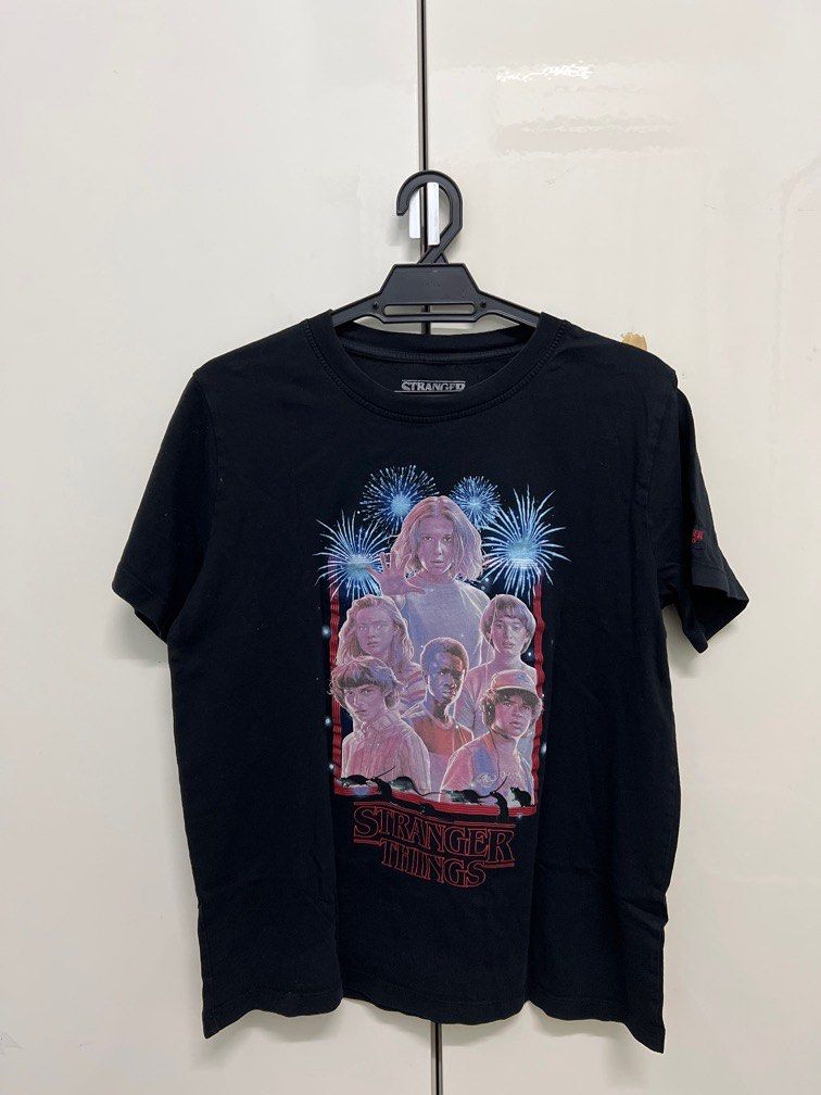 Stranger Things X Pull & Bear Top Netflix, Women's Fashion, Tops, Shirts on Carousell