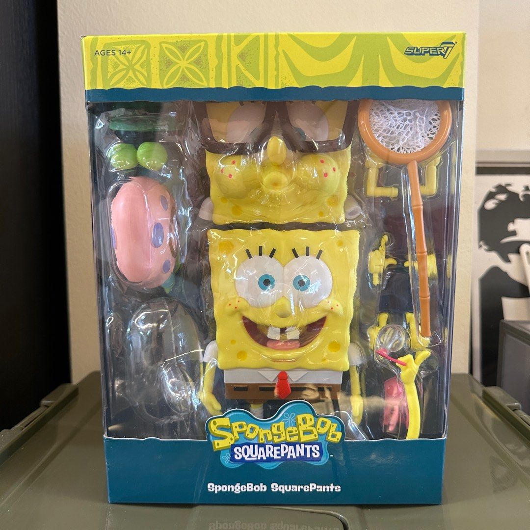 Super 7 Wave 1 SpongeBob SquarePants Figure, Hobbies & Toys, Toys ...