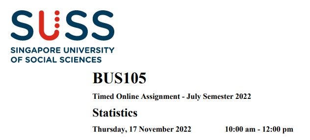SUSS BUS105 TOA/GBA/TMA/NOTES, Everything Else on Carousell