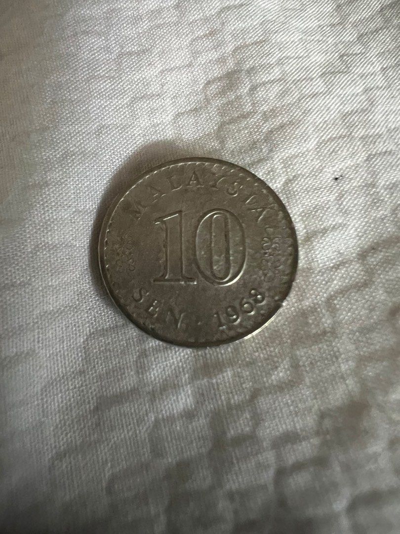 Syiling 10 sen 1967 dan 1968, Hobbies & Toys, Collectibles ...