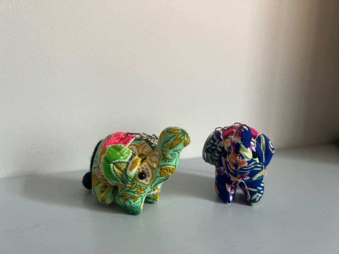 Thailand elephant keychain set of 2 on Carousell