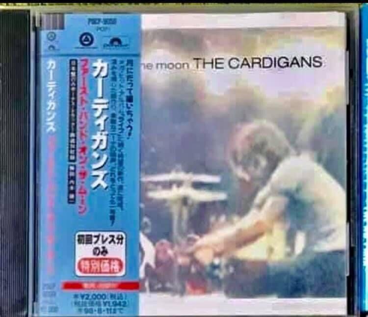 THE CARDIGANS - FIRST BAND ON THE MOON CD INDIEPOP ROCK JAPAN OBI ...